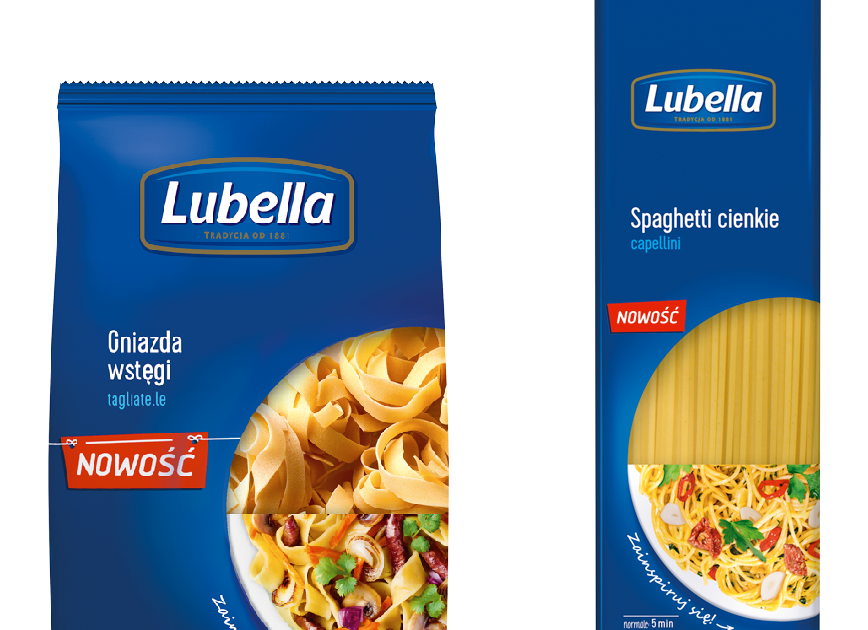 Nowości Lubelli Gniazda wstęgi i Spaghetti cienkie