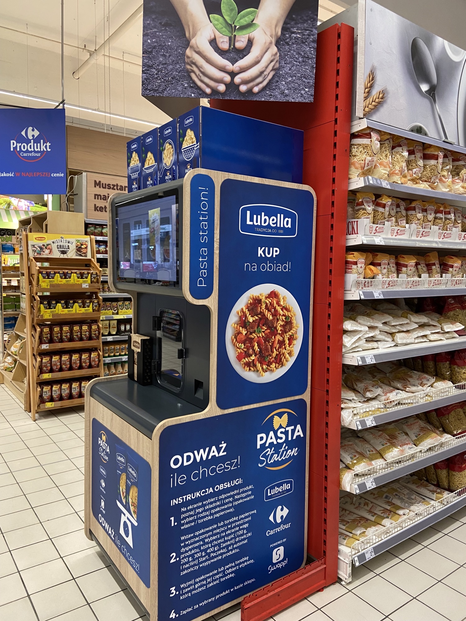 MASPEX Z SIECIĄ CARREFOUR TESTUJE PASTA STATION – REFILLOMAT DO ...